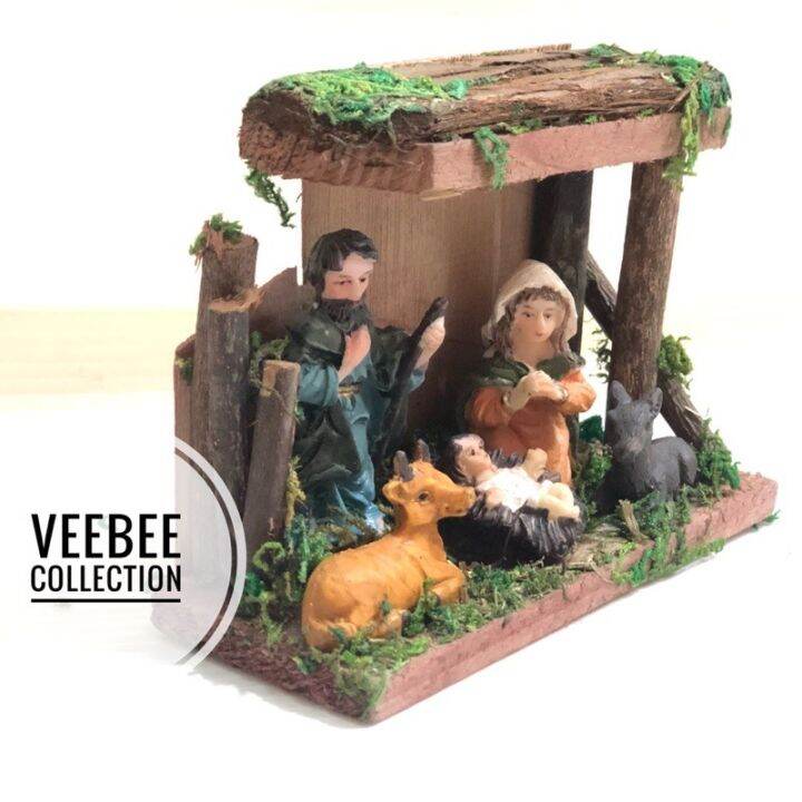 Patung kelahiran yesus rumah/ patung yesus/ patung yesus set handmade ...