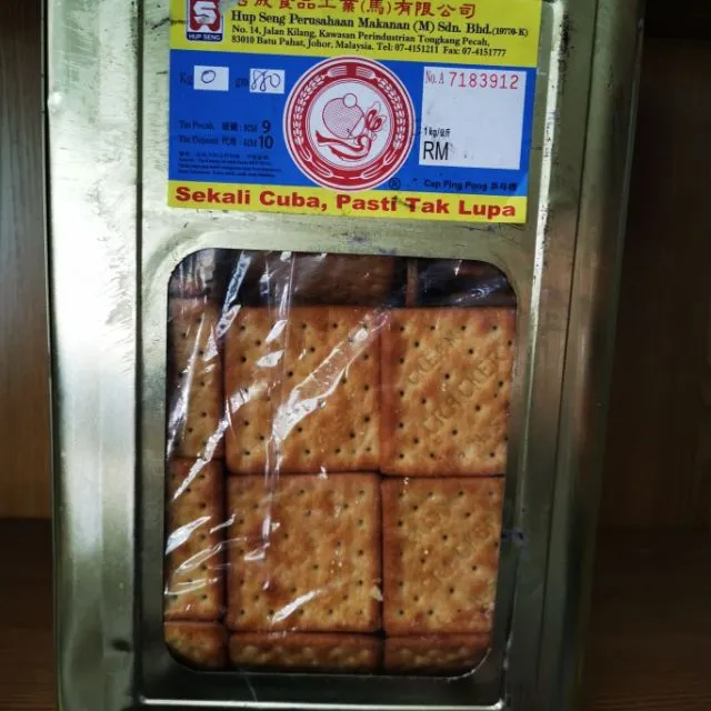 HUP SENG BISKUT CREAM CRACKER ISTIMEWA 3.5KG | Lazada