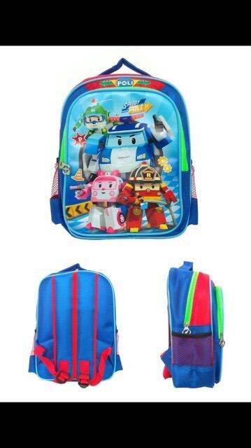 Tas ransel anak TK robocar poli / backpack sekolah Robocar Poli ...