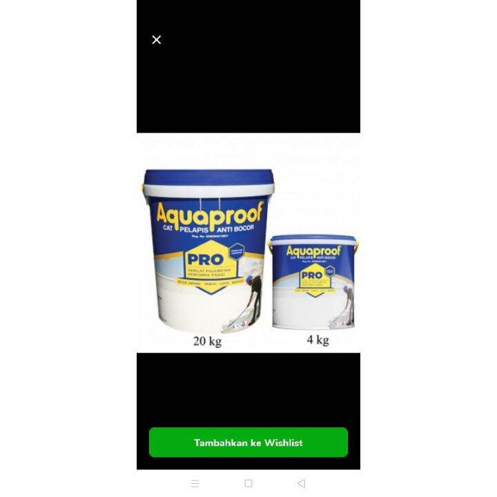 aquaproof pro 4kg waterproofing DAK | Lazada Indonesia