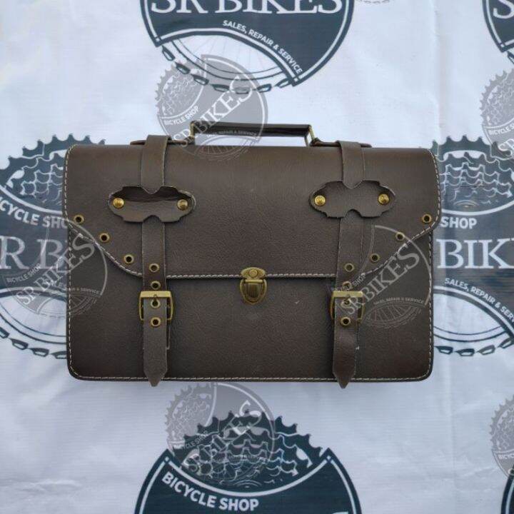 Tas Kulit Sepeda Onthel Unto Kebo Model Koper RETRO CLASSIC. 34 x 20 cm ...