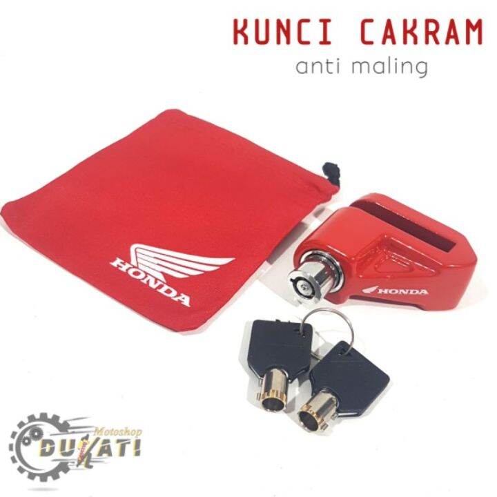 Kunci CAKRAM disk Gembok Cakram Motor Disc AHM Lock Anti Maling ...