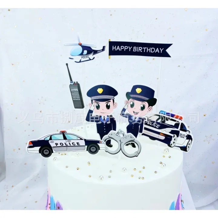 Cake Topper Polisi | Lazada Indonesia