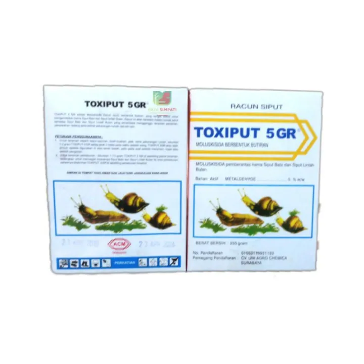 Toxiput Moluskisida racun pembasmi siput dan bekicot kemasan 250 gram ...