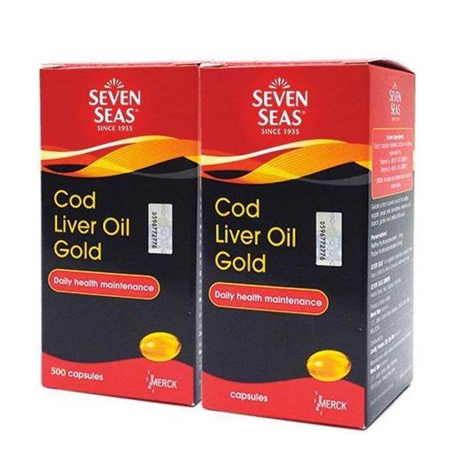 Seven Seas Cod Liver Oil Gold Caps (500's x 2) | Lazada
