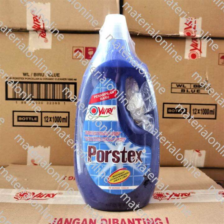 YURI PORSTEX porstek prostex Pembersih Keramik Toilet 1 Liter 1Liter ...