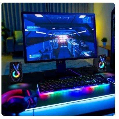 Speaker GAMEN GS1 Laptop/PC/Gaming Soundbar Super Bass Portable RGB ...