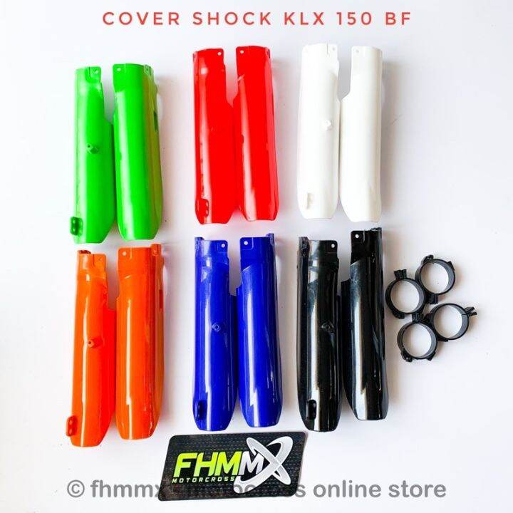 Cover Shock KLX 150 BF plus klem / Tutup shock KLX 150 BF | Lazada ...