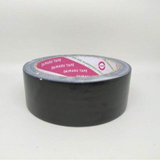 Lakban kain jilid hitam daimaru 1, 5 inch 36mm x 12m | Lazada Indonesia
