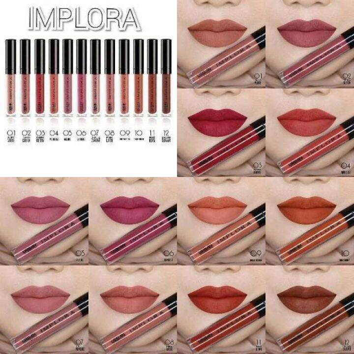 Implora Urban Lip Cream Matte Original | Lazada Indonesia