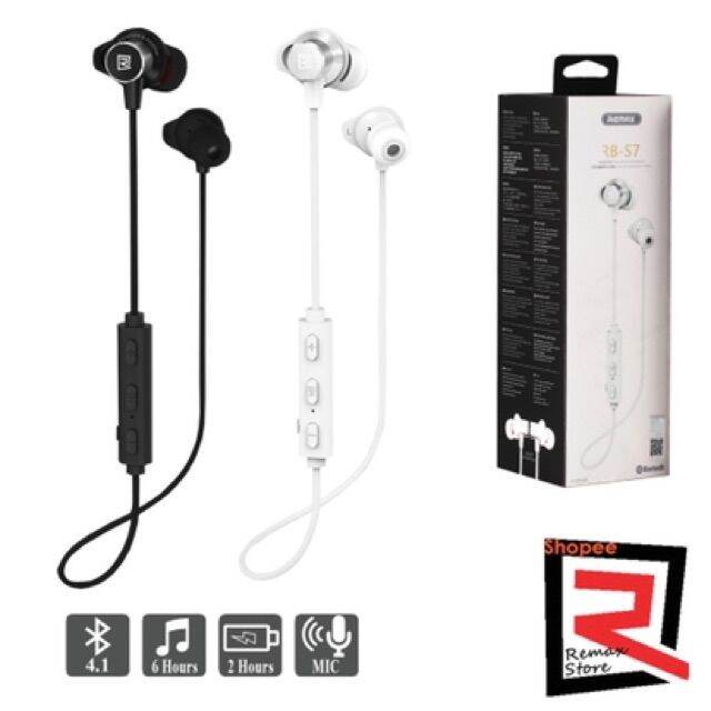 Remax RB-S7 Bluetooth Sporty Earphone Bluetooth 4.1 Wireless Magnetic Headset | Lazada
