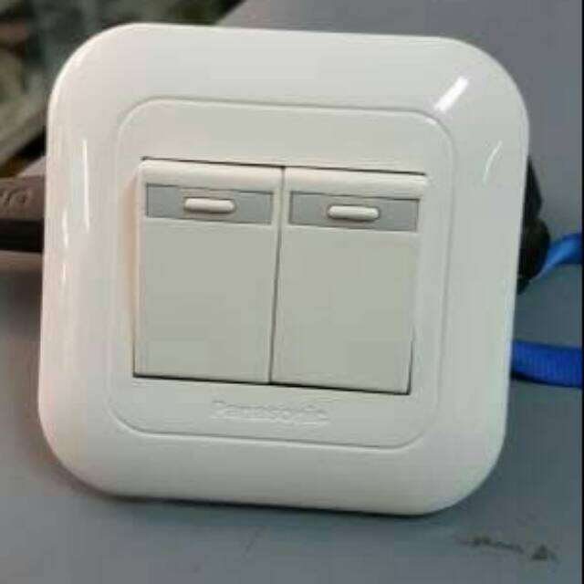 Saklar seri double panasonic wej5531 | Lazada Indonesia