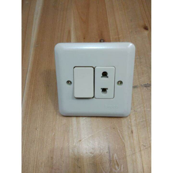 saklar kombinasi colokan stop kontak BROCO | Lazada Indonesia