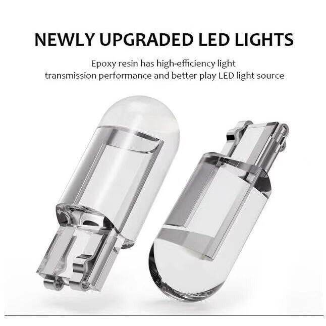 T10 W5W 194 12V LED Bulb White Yellow Red Ice Blue Green Pink Auto Lamp ...