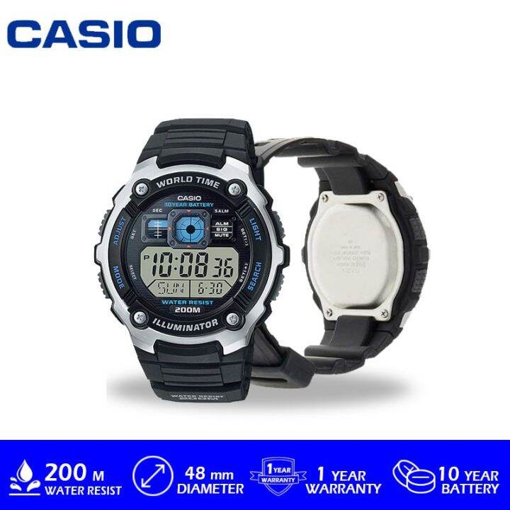 Casio General Digital Man AE-2000W-1AVDF / AE2000W / AE2000W1 ORIGINAL MURAH | Lazada Indonesia
