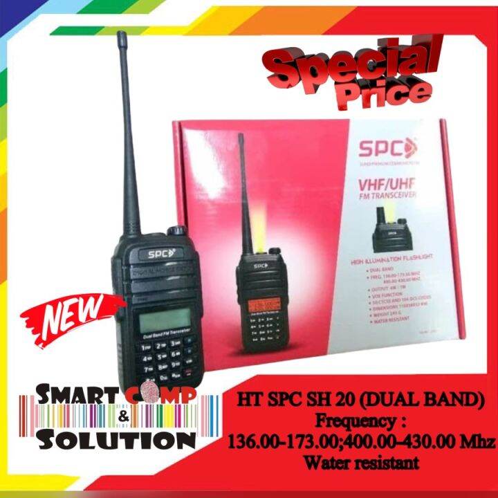 Handy Talkie HT SPC SH20 Dual band | Lazada Indonesia