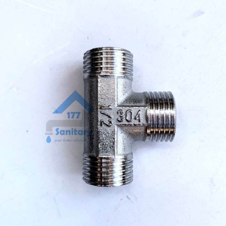 Nepel Tee Stainless 304 TS11- Nepel T Kran T sambungan kran pipa pipe ...