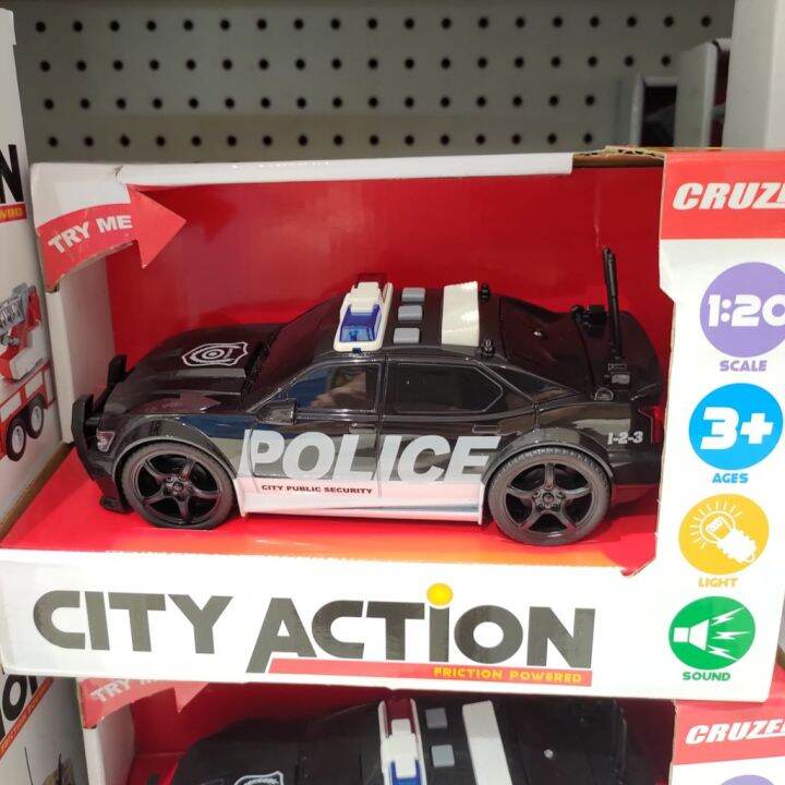 Cruzer City Action Police Car with Light and Sounds | Lazada Indonesia
