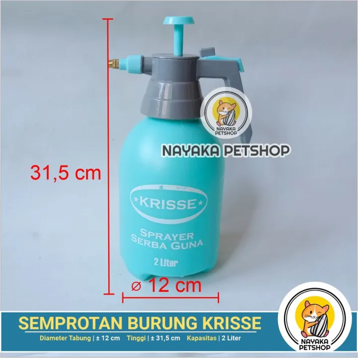 Semprotan Burung Sprayer Pompa Air Tanaman Disinfektan Krisse 2 Liter ...