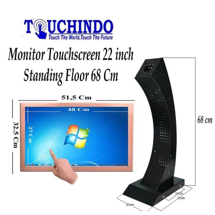 Monitor Touchscreen Touchindo 22 inch RoseGold | Lazada Indonesia
