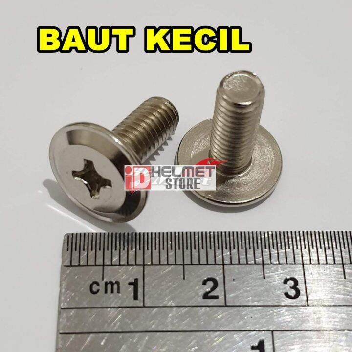 Baut Helm Serbaguna Baut Universal baut kaca helm kunci helm bahan besi ...