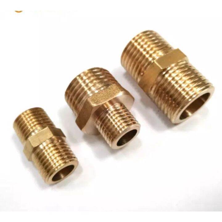 double nepel Kuningan 1/4x1/4 / double nepel 1/4x1/4 kuningan | Lazada Indonesia