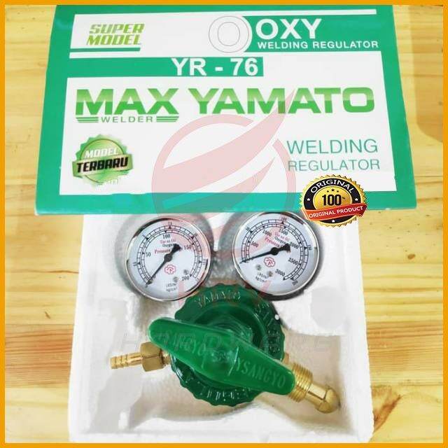 Original Regulator Las Oksigen Max Yamato Tabung Gas Oxygen Oxy Welding | Lazada Indonesia