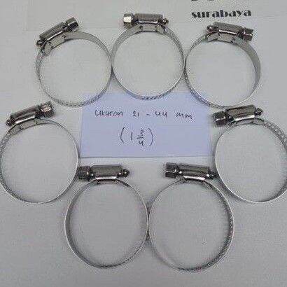 Klem Selang VOXY Stainless Steel 13/4" - Cleam Slang Stenles Tw Kilap 1 ...