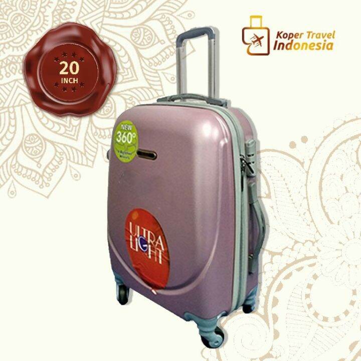Koper Travel - Koper 20 Inch Murah Promo Robert Ansell 2022 Merah Muda - Tas Koper Polo - Koper ...