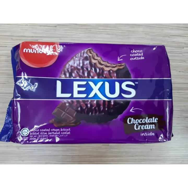 MUNCHY'S LEXUS BISCUITS CHOCO COATED CREAM 200G | Lazada