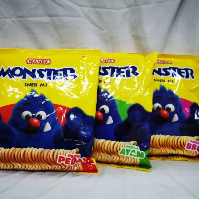 MAMEE MONSTER SNEK MI 8PCS x 25G | Lazada