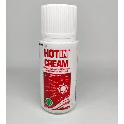 CASSANDRAKOSMETIK HOT IN CREAM ORIGINAL (warna PUTIH MERAH) 60gr ...