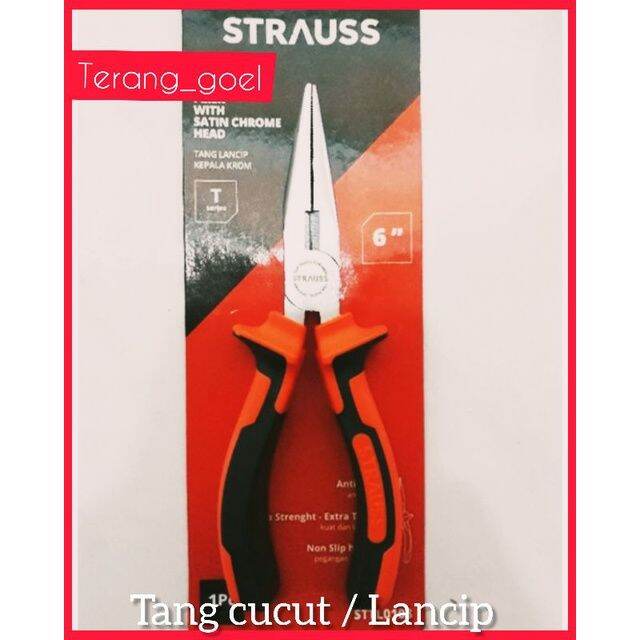 TANG LANCIP 6 INCH STRAUSS / STRAUSS TANG CUCUT 6 INCH | Lazada Indonesia