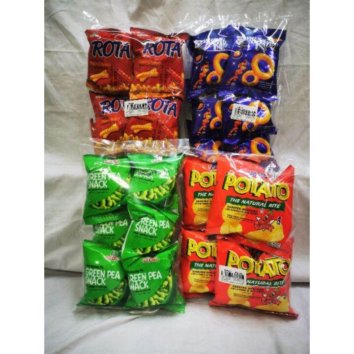 Rota prawn/Rota potato/Super Ring/Kacang pis 4-6PCS x 14G | Lazada