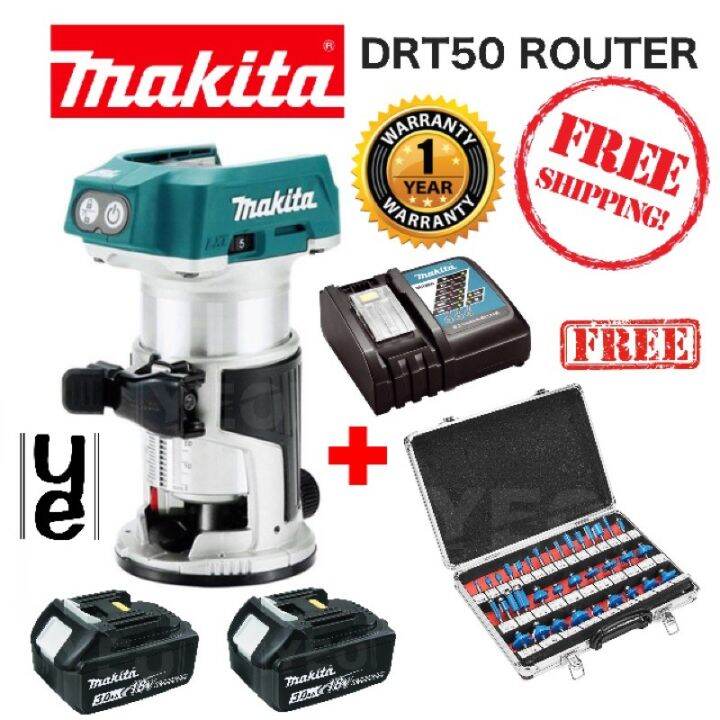 MAKITA DRT50 18V CORDLESS TRIMMER/ ROUTER + | Lazada