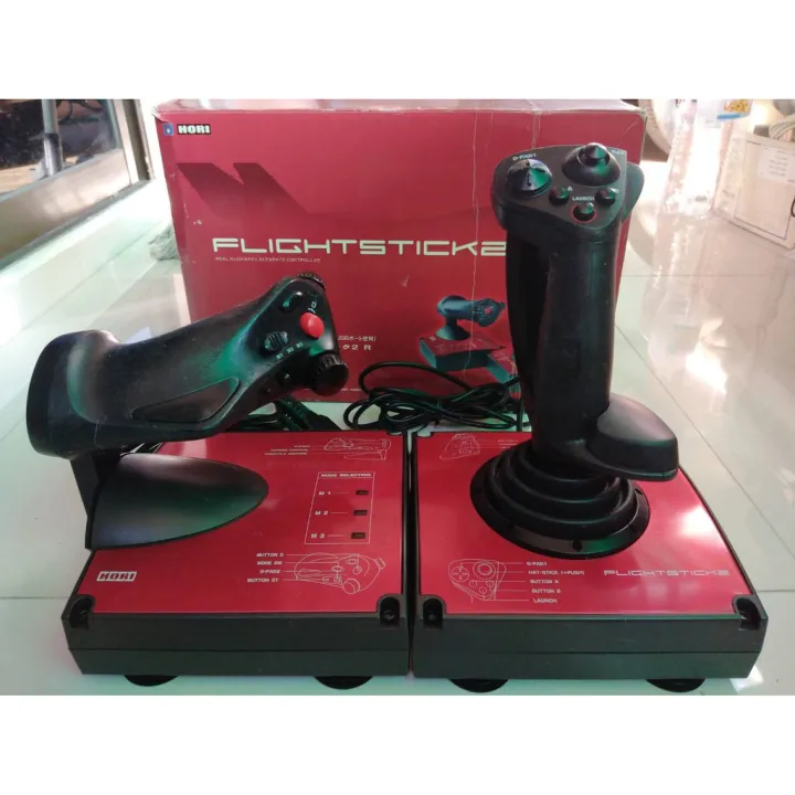 จอยบังคับเกมส์เครื่องบิน Fight Stick 2 Hori สำหรับ PS2 | Lazada.co.th
