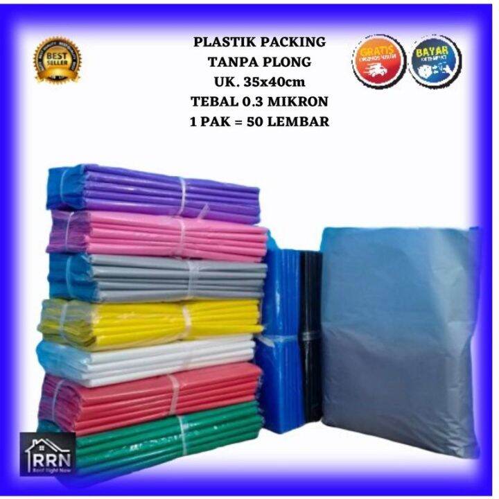 PLASTIK PACKING UK. 35x40 tebal 0,3 mikron isi 50/plastik packing ...