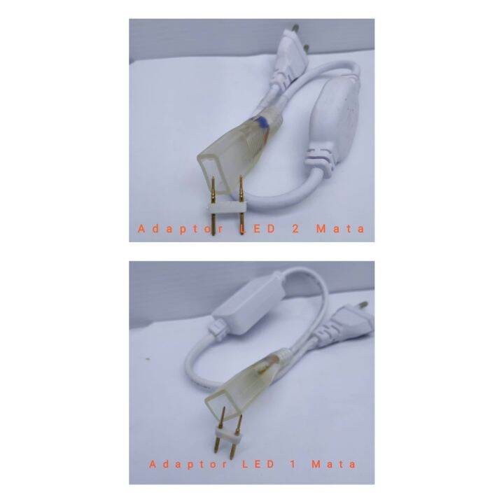 Adaptor Socket Led Strip 2 MATA 5730 / Sambungan Colokan Led STRIP 5730 ...
