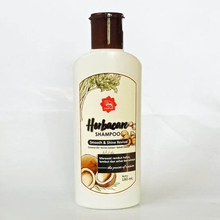 HERBACARE SHAMPOO SMOOTH & SHINE REVIVAL 180 ML | Lazada Indonesia