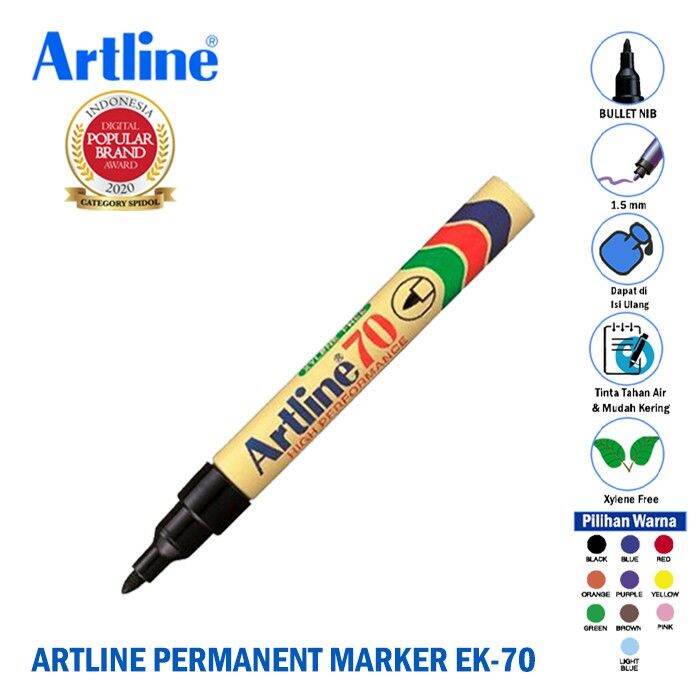 ARTLINE EK-70 SPIDOL PERMANENT MARKER 1.0MM | Lazada Indonesia