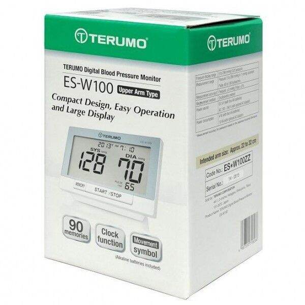 TERUMO DIGITAL BLOOD PRESSURE MONITOR ES-W100 | Lazada
