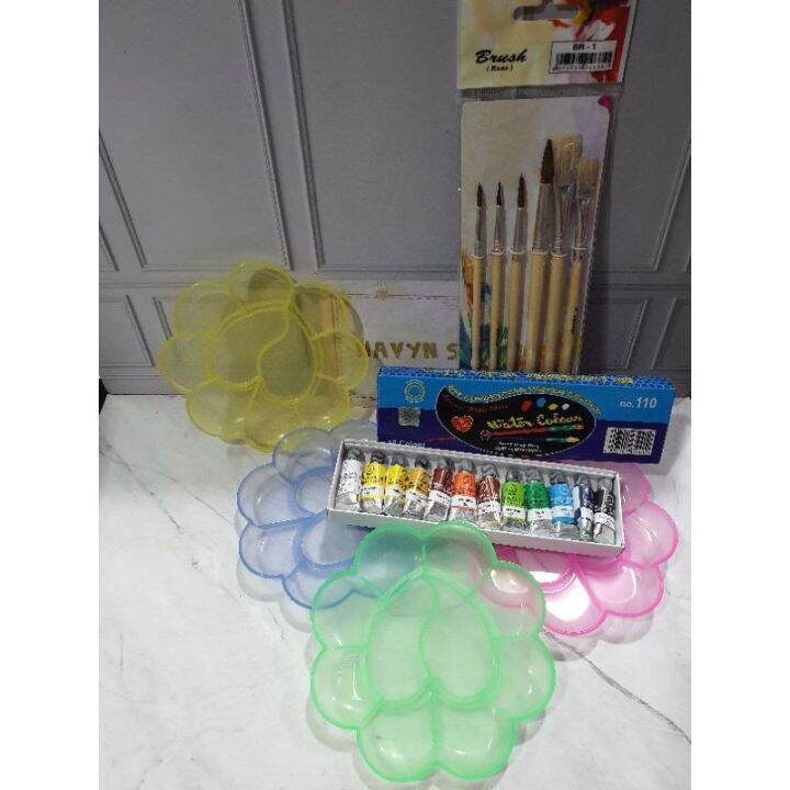 CAT AIR/KUAS/PALET PIRING CAT | Lazada Indonesia