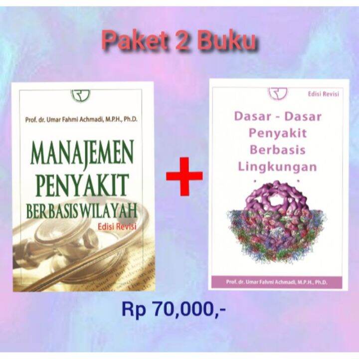 Buku Manajemen Penyakit Berbasis Wilayah + Dasar-Dasar Penyakit Berbasis Lingkungan | Lazada ...