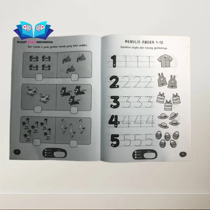 BUKU AKTIVITAS ANAK BELAJAR BERHITUNG HITUNG PENJUMLAHAN PENGURANGAN ...