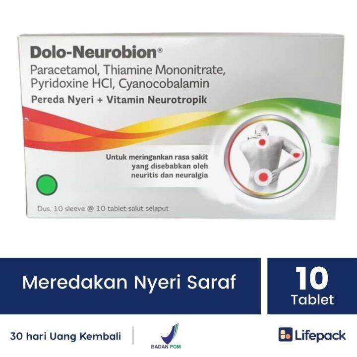 Dolo-Neurobion 10 Tablet - Obat Pereda Nyeri - Lifepack | Lazada Indonesia
