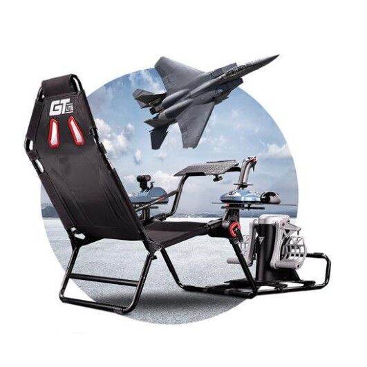 Next Level Racing GT Lite Foldable Simulator Racing Cockpit (NLR-S021 ...