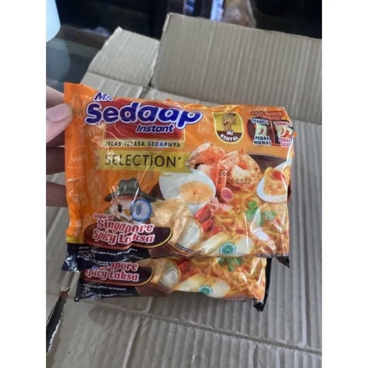 mi SEDAAP SINGAPORE SPICY LAKSA | Lazada Indonesia