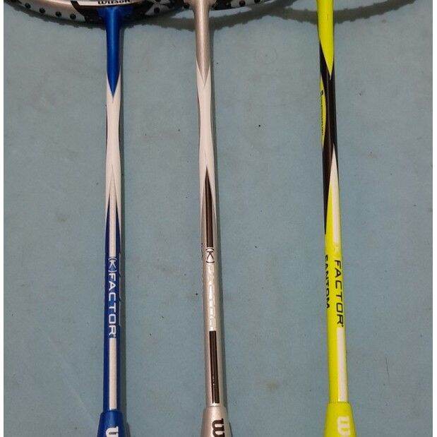 RAKET BADMINTON WILSON K FACTOR FULL CARBON 3U/G2 + TAS 1R | Lazada ...