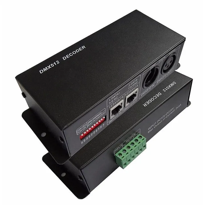 DMX512 DECODER INPUT12V-DC24V 4x8A | Lazada.co.th
