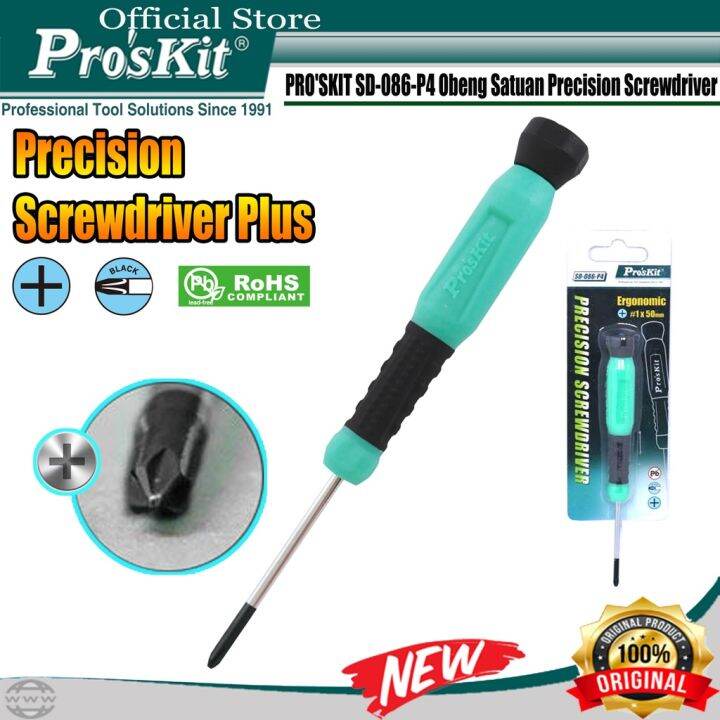 Pro'skit Obeng Satuan Proskit SD-086-P4 Precision Screwdriver(#1 x 50mm) ORIGINAL | Lazada Indonesia